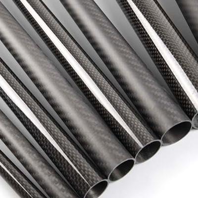 China UV Resistant High Strength Carbon Fiber Tube 100% 3K Twill Plain Weave for sale