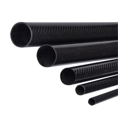 China OEM 3K Carbon Fiber Tube  Diameter 27mm 29mm 30mm 32mm 45mm 50mm for sale