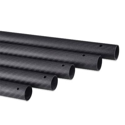 China Extremely Strong and Durable Industrial Roll Wrapped Carbon Fiber Tube for sale