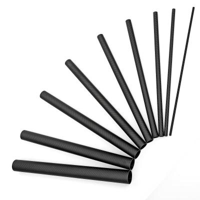 China Excellent Structural Performance Heat Resistance 3K Twill Carbon Fiber Tube for sale