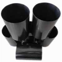China Professional Lightweight Custom Thickness 3K Large Diameter Carbon Fiber Tube for sale