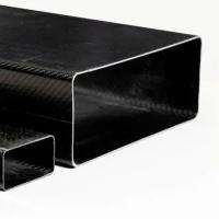 China High Strength Radiation Resistant 3K Customized Size Carbon Fiber Rectangular Tube for sale