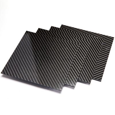 China Super Light High Strength Different Thickness CFRP Plate Carbon Fiber Sheets for sale