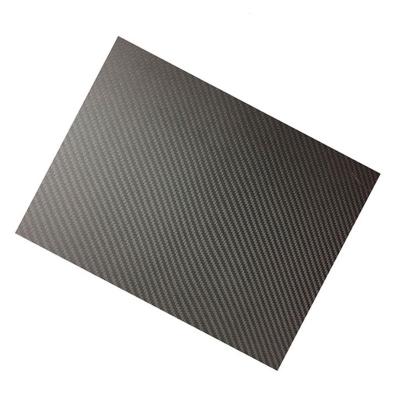 China 100X250X0.3MM 100% 3K Carbon Fiber Plate Plain Weave Panel Sheet 0.3mm Thickness (Glossy Surface) for sale