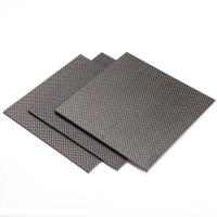 China High Strength Durable Light 3K Carbon Fiber Board Composite Sheet 500mmx500mm for sale