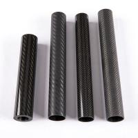 China Custom 3K Twill Matte Carbon Fiber Tube High Modulus Lightweight Carbon Tubes for sale
