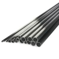 China 5mm 10mm 15mm 20mm Pultruded Carbon Tubes, Carbon Fiber Pultrusion Tubes for sale
