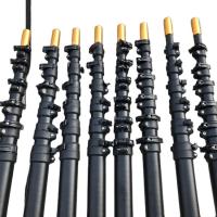 China High Stiffness Carbon Fiber Extendable Cleaning Pole - Quick Lock Clamps for sale