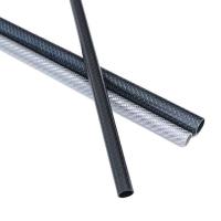 China Anti Ultraviolet Radiation 1000MM Ultra Lightweight Carbon Fiber Tubes for sale