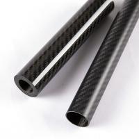 China Low Coefficient Of Thermal Expansion High Stiffness Flexible Carbon Fiber Tube for sale