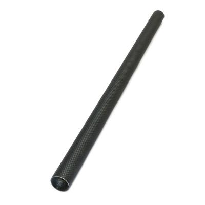 China 3K Roll Wrapped Carbon Fiber Tube OD 20mm 21mm 23 24 25 26 27 28 29 30MM X 1000mm Tube for sale