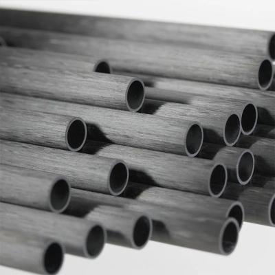 China High Strength To Weight Ratio Uniformity Pultruded Carbon Fiber Tube for sale