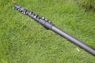 China Exceptionally Rigid High Corrosion Resistance 3K Carbon Fiber Telescopic Pole for sale