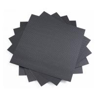 China Light Weight 100% 3KCarbon Fiber Panel 200x300mm (1mm to 5mm Thickness) for sale