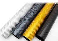 China High Stiffest Roll Wrapped Carbon Fibre Tube 100% 3K Carbon Fiber Tube for sale