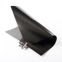 China Low Thermal Conductivity Lightweight 3K Plain Glossy Carbon Fiber Plate for sale