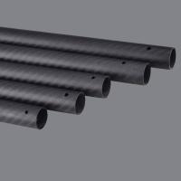 China UV Protected Multiple Sizes 3K Carbon Fiber Tube - Glossy/Matt Finish for sale