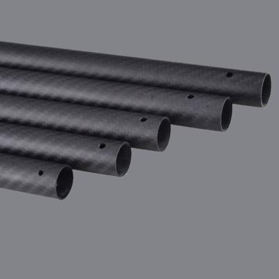 China UV Protected Multiple Sizes 3K Carbon Fiber Tube - Glossy/Matt Finish for sale