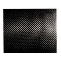 China T300 3K 100% Full Carbon Fiber Sheet Twill Glossy Forged Plate Customized Size And Thickness for sale