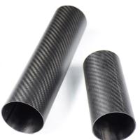 China Full Carbon Fiber Matte Pipes 100% Carbon Fiber Tube Pipe Customize Sizes for sale