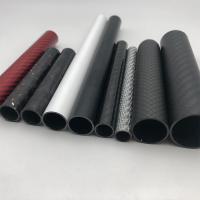 China High Strength High Modulus Roll Wrapping 100% 3K Carbon Fiber Pipe for sale
