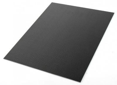 China High Strength 4mm x 300mm x 400mm Carbon Fiber Composite Panel 2×2 Twill for sale