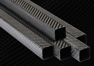 China Dimensionally Stable Highly Corrosion Resistance Carbon Fiber Square Tubes for sale
