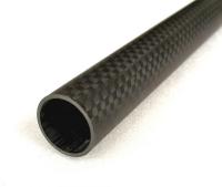 China High Performance 40x38x1000mm 3K CF Tube Carbon Fiber / Fibre Tube 3K Roll Wrapped for sale