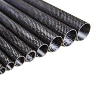 China Strong and Light 3K Rollwrapped Carbon Fibre Tube Hollow OD-30*ID-28* L 2200mm for sale