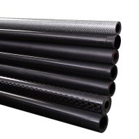 China Carbon Fiber Tube Manufacturer Roll Wrapped and Filament Winding Process for sale