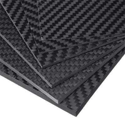 China High Temp Plain Weave Carbon Fiber Board Sheet Matt High-End Imported Raw Materials for sale