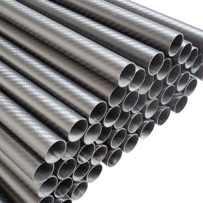 China Strong & Lightweight 100% 3K Carbon Fiber Tube Lightweight for sale
