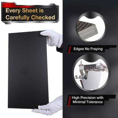 China 3K Carbon Fiber Sheet Panel 200*250mm Fiber Board - CNC Cutting Plate for sale