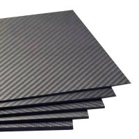 China 3K Real Carbon Fiber Board Plate Sheet Panel 0.2-2mm Thickness Black 400mmx250mm for sale