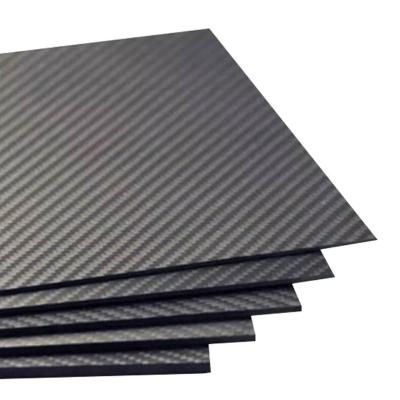 China 3K Real Carbon Fiber Board Plate Sheet Panel 0.2-2mm Thickness Black 400mmx250mm for sale