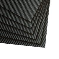 China Good Stability 100% Carbon Fiber Sheet Laminate Plate Panel 3K Twill Matte Finish for sale