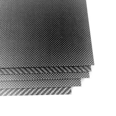 China High Fatigue Resistance 1-4mm Thickness Twill Weave Carbon Fiber Sheets and Plates for sale
