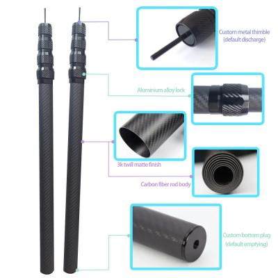 China Customized Carbon Fiber Telescopic Tube Corrosion-Resistant  Heat-Resistant for sale