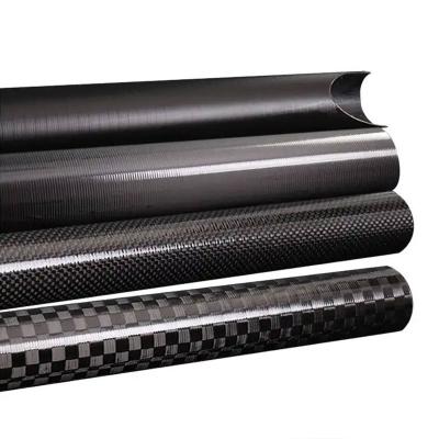 China UV-Resistant Carbon Fiber 3K Matte Twill Tube 40X37mm 1000mm Long High Corrosion Resistance for sale