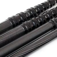 China Extension Durable Multi-Sections 3K Carbon Fiber Telescopic Tube / Telescopic Pole for sale
