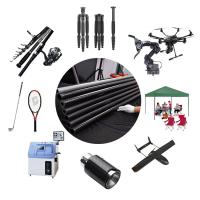 China Strong And Lightweight 100% 3K Roll Wrapped Carbon Telescopic Tube for sale