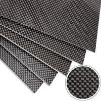China 400X500MM 100% 3K Carbon Fiber Plate Panel Board 0.5-4MM Thickness Sheet for sale