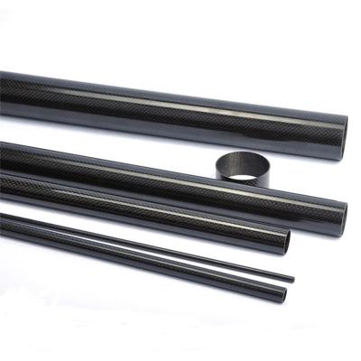 China Standard Modulus 100% 3K Roll Wrapped Carbon Fiber Tube UD Twill Or Plain for sale