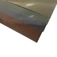 China High Toughness Kevlar Weave Carbon Fiber Sheet 0.3mm Thickness for sale