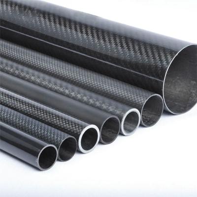 China High Strength Epoxy Resin 3K Roll Wrapped Carbon Fiber Tube for Drone Frame for sale