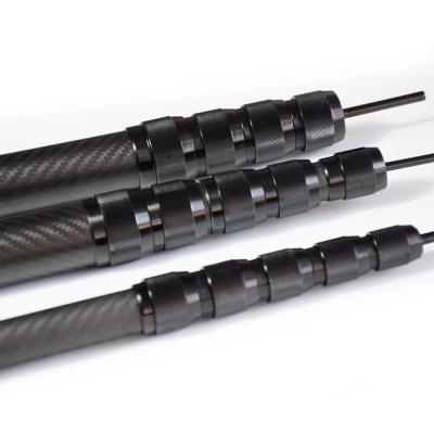 China 3.2 Meter 10.5 Feet Rod Carbon Fiber Tube Extension Pole Telescopic Pipe With Spin Lock for sale