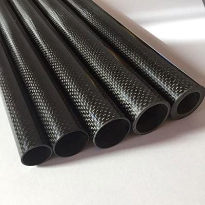 China Extremely High Strength Carbon Fiber Round Tube 15MM OD X 13MM ID X 400MM L for sale