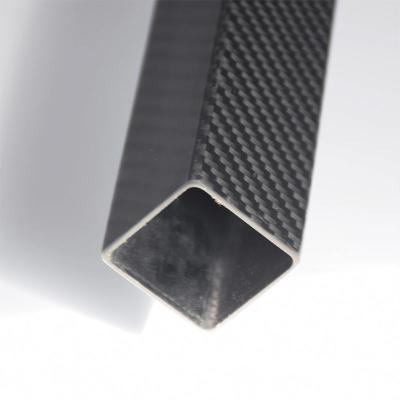 China High-Performance Composite Structure 100% 3K Carbon Fiber Square Tube for sale