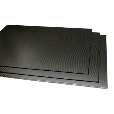 China 200 X 300 X 1 MM Carbon Fiber Sheets 100% 3K Twill Matte Carbon Fiber Plate Board for sale
