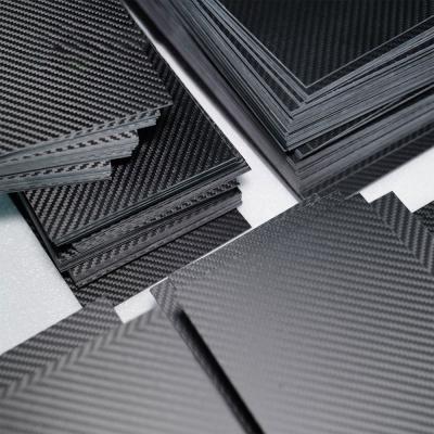 China High Strength 500*400mm Carbon Fiber Carbon Fiber Sheet Board for sale